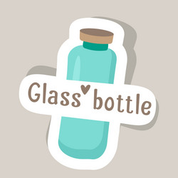 Ecology badges hand drawn styles save world Vector Image