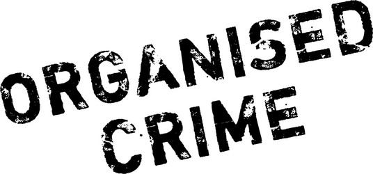 Gang crime stamp typographic Royalty Free Vector Image