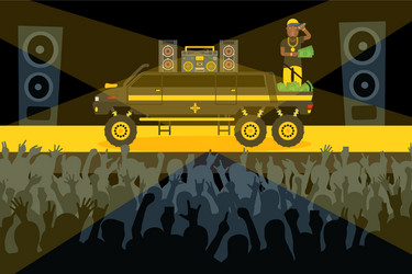 Rap Silhouette Vector Images (over 1,300)