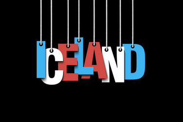 Calligraphy Lettering Iceland Vector Images (27)