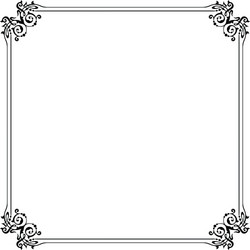 Elegant Scroll Border Royalty Free Vector Image