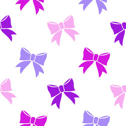 Bows on paper background Royalty Free Vector Image