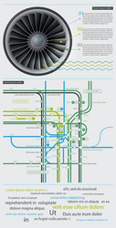 Design elements for infographic of sci-fi Vector Image