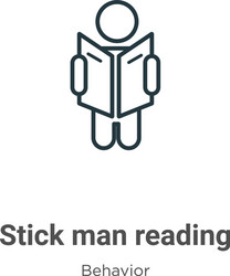 Stick Figure Reading Vector Images (over 260)