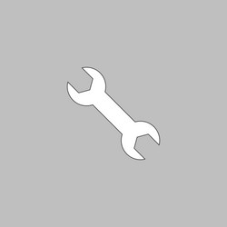 Spanner computer symbol Royalty Free Vector Image