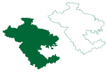 Ahmednagar district maharashtra state nashik Vector Image