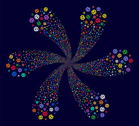 Flower Rotate Rotation Vector Images (over 5,100)