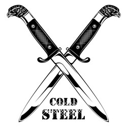 Gangster machete knife with sharp dagger icon Vector Image