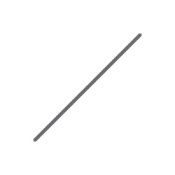 Single straight diagonal line icon Royalty Free Vector Image