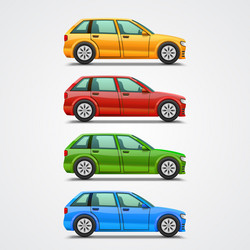Car icon set-4 Royalty Free Vector Image - VectorStock
