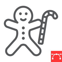 Gingerbread Man Black and White Vector Images (over 2,700)