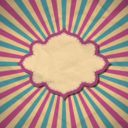 Retro frame Royalty Free Vector Image - VectorStock