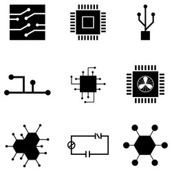 Switch icon set graphic design Royalty Free Vector Image