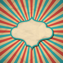 Retro frame Royalty Free Vector Image - VectorStock