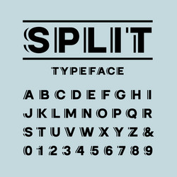 Split Font Vector Images (over 3,600)