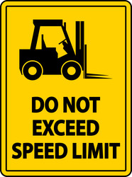 Do not exceed speed limit label sign on white Vector Image