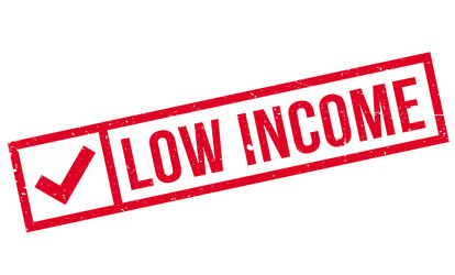Low income rubber stamp Royalty Free Vector Image