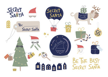 Secret Santa Party Vector Images (over 800)