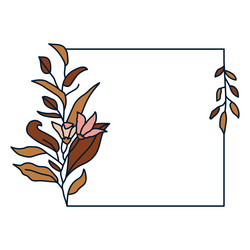 Simple ornamental frame border Royalty Free Vector Image