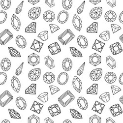Black and White Gems Vector Images (over 8,000)
