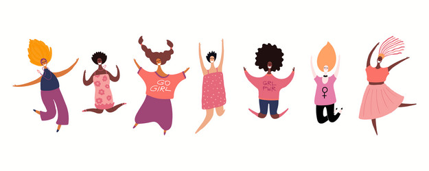 Diverse Women Vector Images (over 15,000)