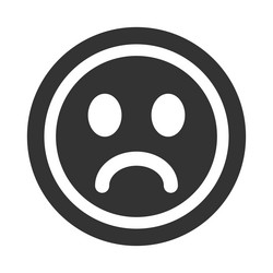 Bad reaction icon Royalty Free Vector Image - VectorStock