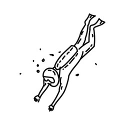 Springboard Diver Outline