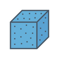 Concrete testing icon Royalty Free Vector Image