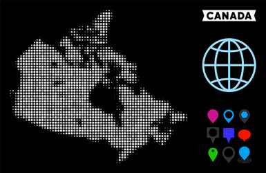 Dot Map of Canada Vector Images (over 640)