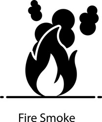 Fire smoke Royalty Free Vector Image - VectorStock
