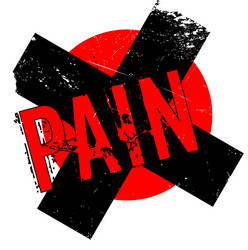 Pain rubber stamp Royalty Free Vector Image - VectorStock