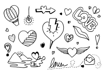Doodle hand drawing with kid clothes Royalty Free Vector