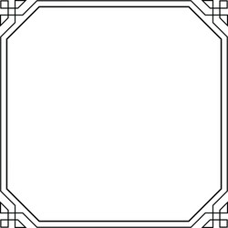 Border made with guatemala national colors Vector Image