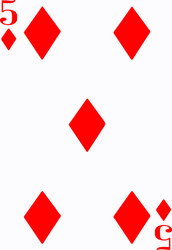 Five of Diamonds Vector Images (over 500)