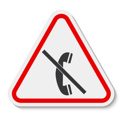 Do not use the phone Royalty Free Vector Image