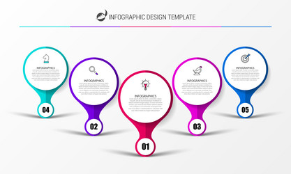 Infographic design template organization chart Vector Image