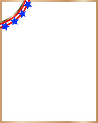 American Flag Corner Border Vector Images (over 230)