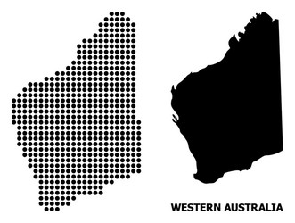 Western Australia Map Vector Images (over 570)