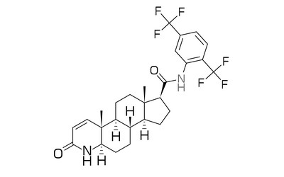 Chemical and structural formula of spironolactone Vector Image