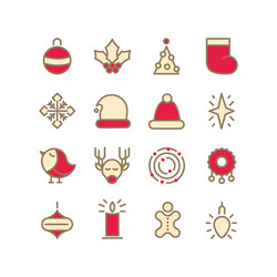 Christmas set Royalty Free Vector Image - VectorStock