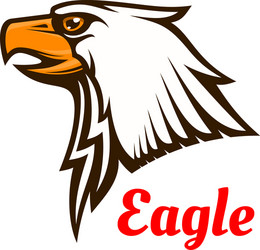 Eagle mascot logo sign Royalty Free Vector Image