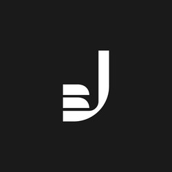 J initial logo Royalty Free Vector Image - VectorStock