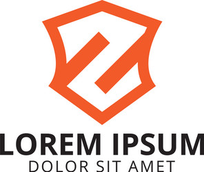 Elegant s shield logo icon Royalty Free Vector Image