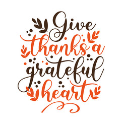 Grateful thankful blessed - inspirational happy Vector Image