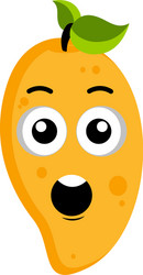 Happy peach emoticon Royalty Free Vector Image