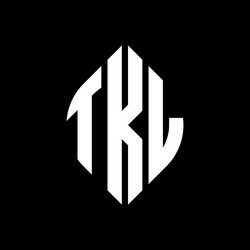 Tkl logo letter design Royalty Free Vector Image