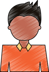 Man cartoon profile Royalty Free Vector Image - VectorStock