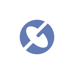 Letter g green logo icon Royalty Free Vector Image