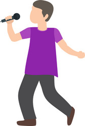 Man Singing Vector Images (over 7,800)