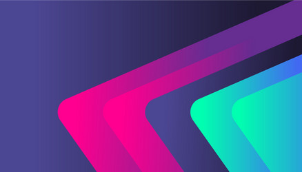 Gradient banner template modern cool shape neon Vector Image